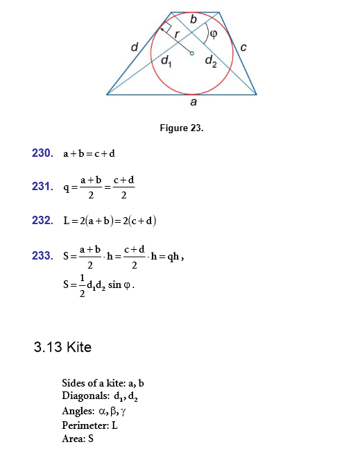 ALL GEOMETRY FORMULE for cbse iit jee ssc - Experhap