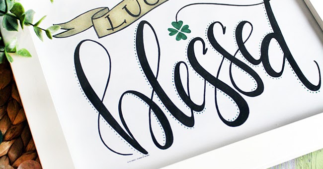 Eye Candy Creative Studio: FREEBIE :: Lucky To Be Blessed Art Print