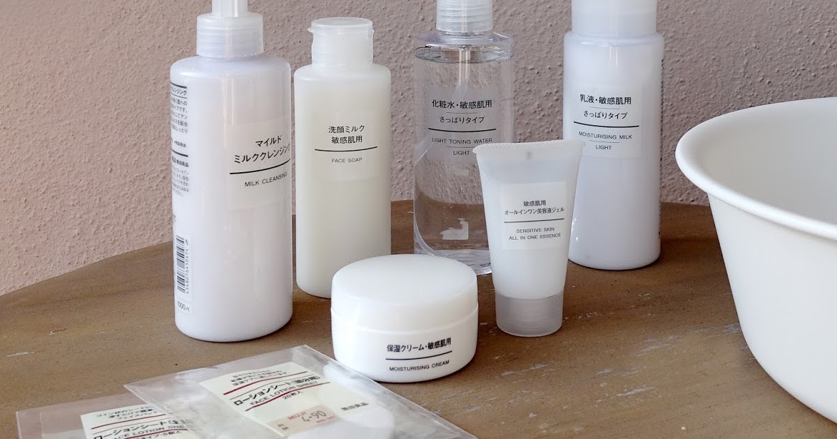 Jorise Lee: MUJI sensitive skin care.