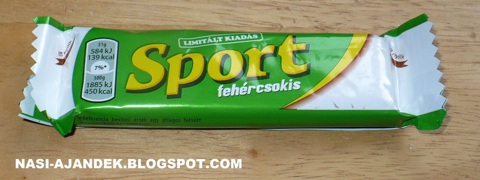 FEHÉRCSOKIS SPORT SZELET
