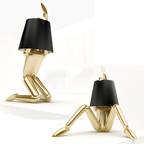 Home Modern: Shaped Table Lamp Funky and Funny