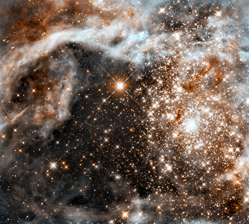 Star-Forming Region 30 Doradus in the Large Magellanic Cloud Galaxy | Earth Blog