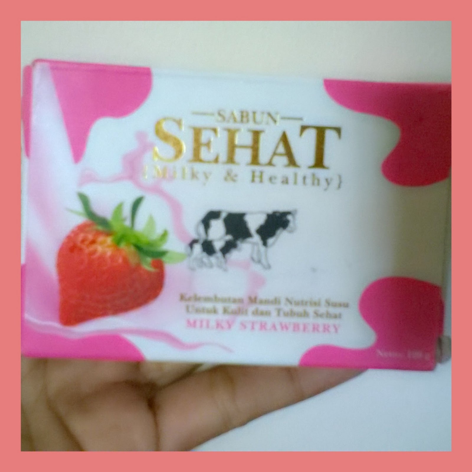 Beauty with Kummy: Sabun SEHAT Milky and Healthy Strawberry Review