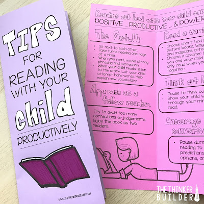 Show Parents How to Read with their Child Productively