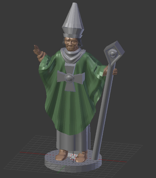 Clearly a cleric... or bishop - 3D Printing Professor