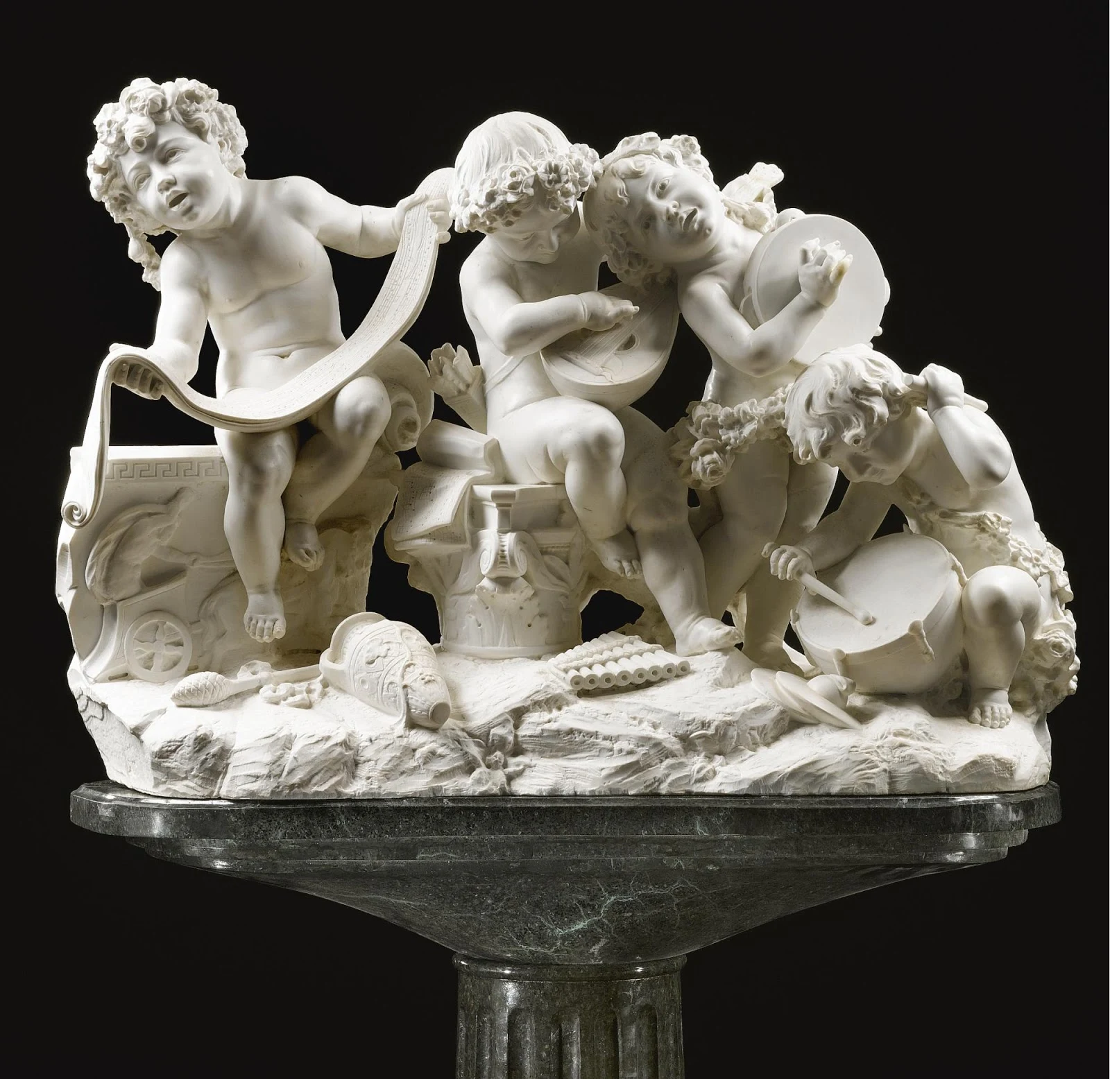 Ferdinando Vichi | Group of Putti Musicians, 1875-1899 | Tutt'Art ...