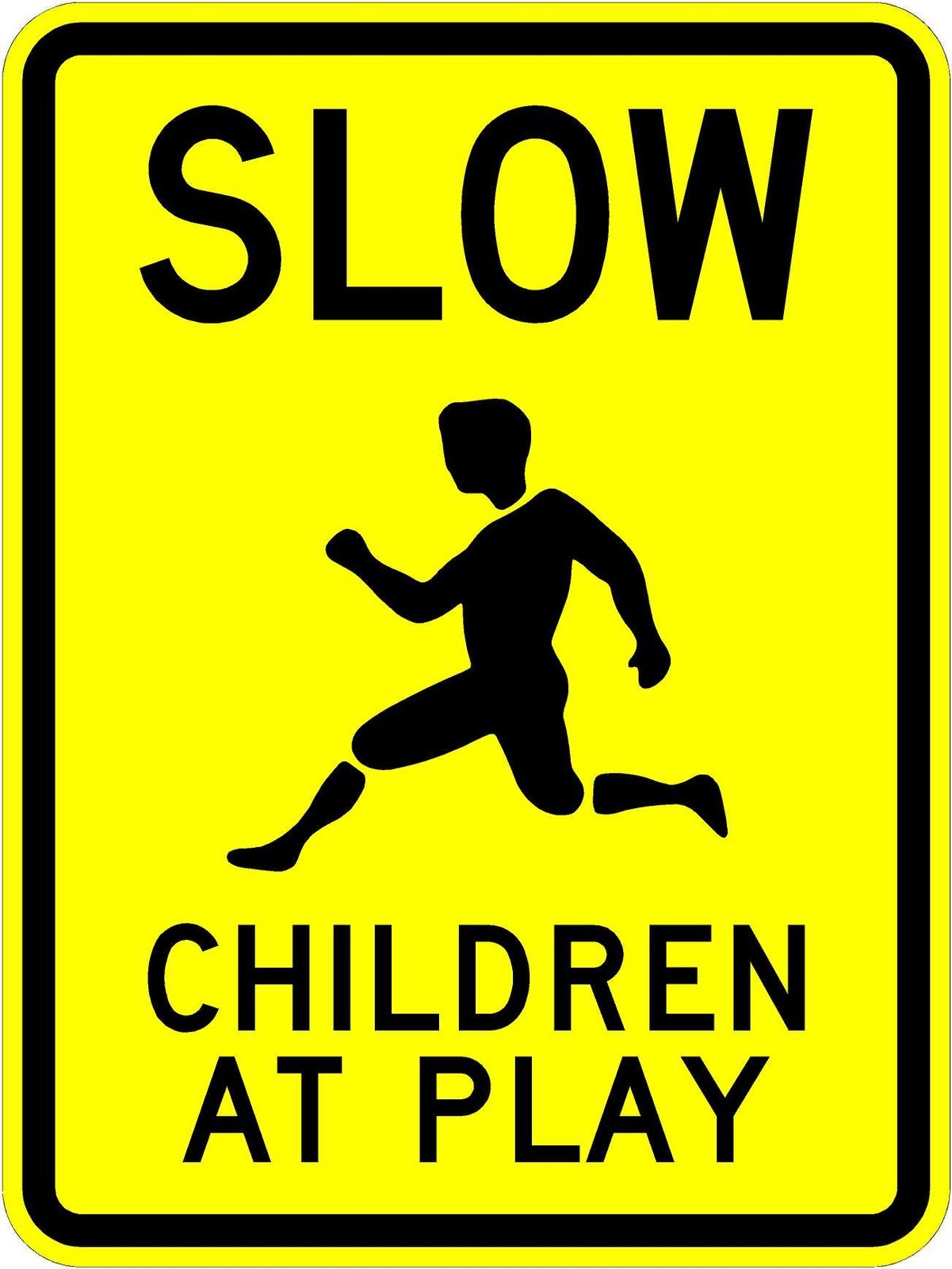 MSS Supply and Sign Co.: Children At Play - Safety Sign