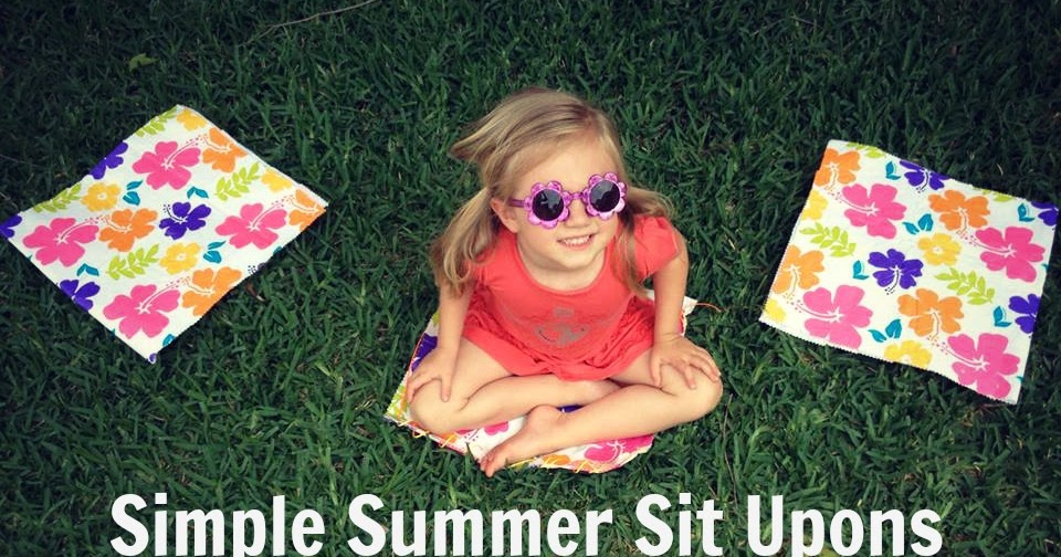 Crafty Texas Girls: Craft It: Sit Upon using a Vinyl Tablecloth