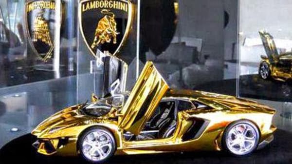 FAST INFO MAGAZINE: First Gold-Plated Lamborghini Model Car that Worth ...