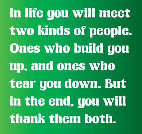 In Life You will Meet Two Kinds of People ~ Life Quotes and Sayings