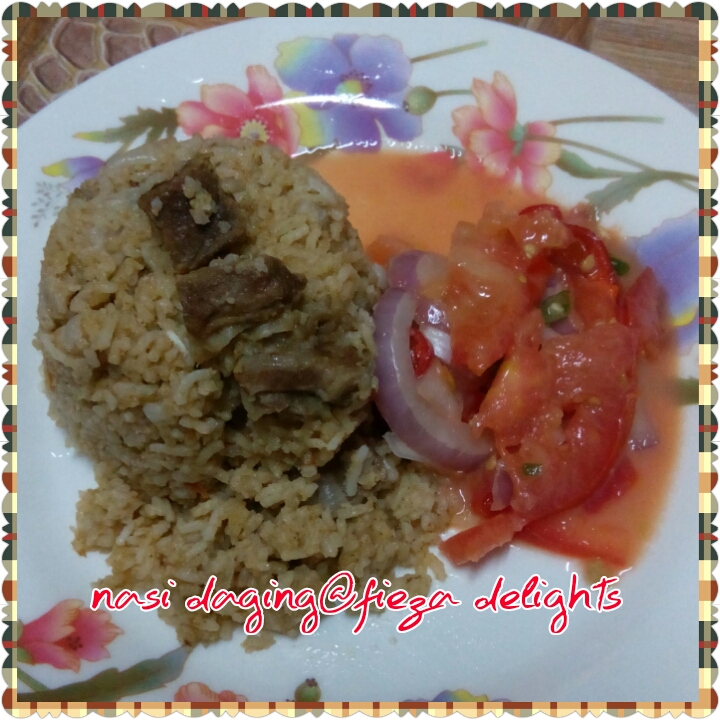 FIEZA DELIGHTS: NASI DAGING UTARA YANG SANGAT MUDAH