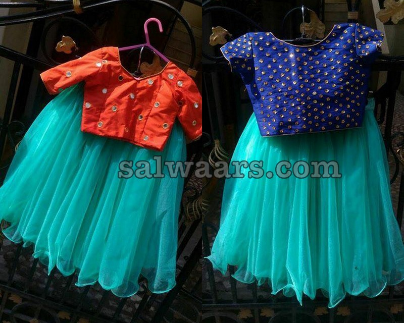 Simple Crop Tops for Kids - Indian Dresses