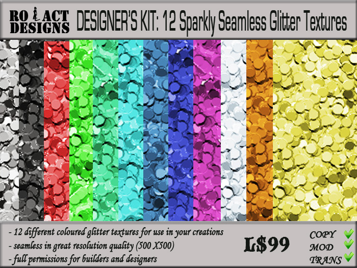 Ro!Act Designs: ..::RO!ACT::..DESIGNS Designer's Kit: 12 Seamless ...