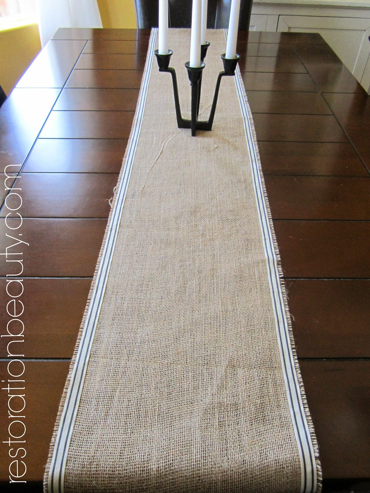 How To Make A Table Runner Out Of Ribbon at Randy Stambaugh blog