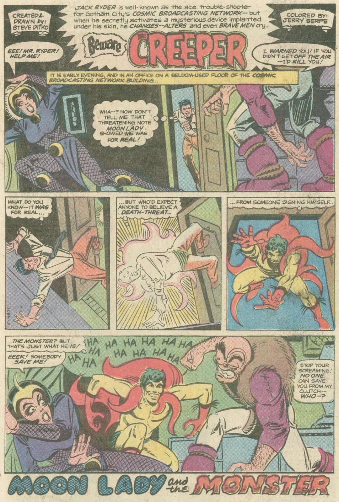 Diversions of the Groovy Kind: Steve Ditko's The Creeper--Covers and ...