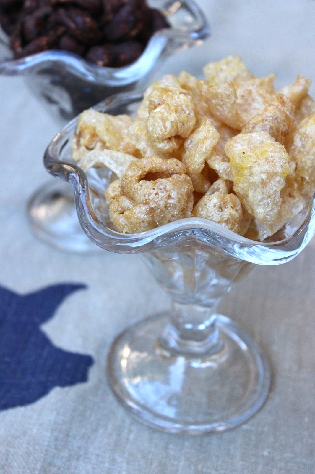 CupcakesOMG!: Paleo Popcorn and Goobers (Pork Corn and Chocolate Cashews)