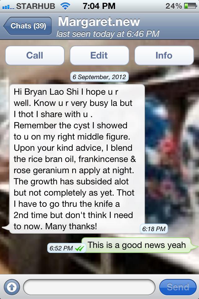 Omhealth: Cyst Buster: Frankincense and ZRose geranium