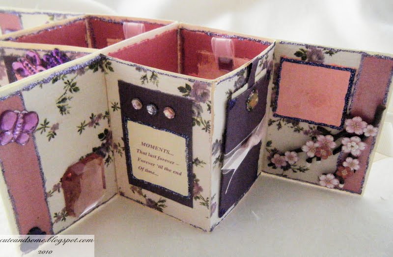 Cute and Some: I CALL IT A CARD!!! YOU MIGHT CALL IT A MINI BOOK!!!