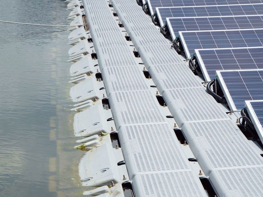 erigeronenergy: Ibiden's Floating Solar Mounting System Features High ...