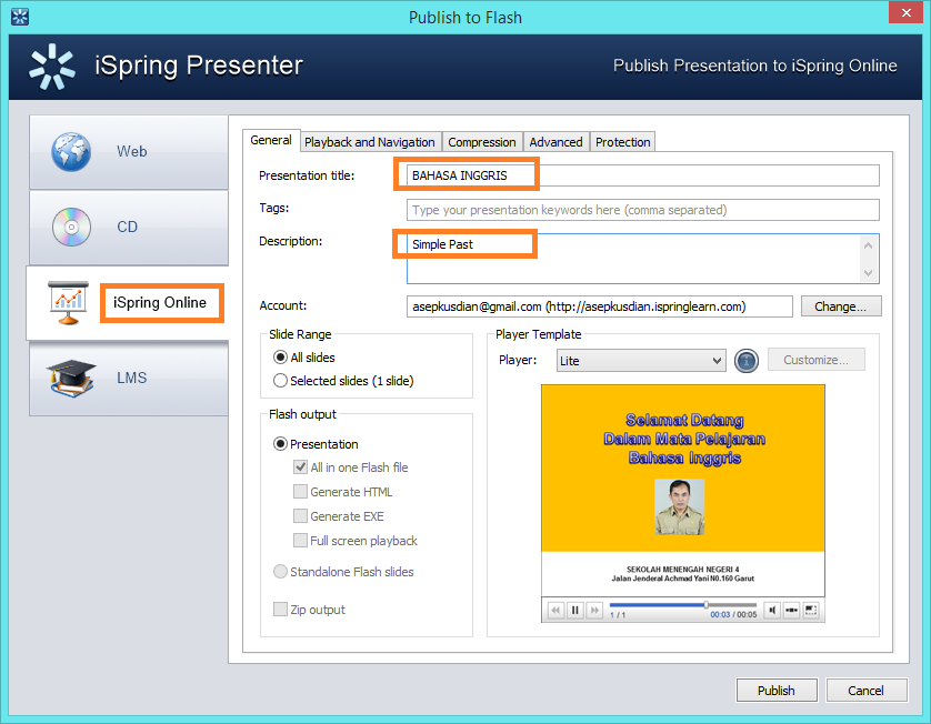 Membuat E-Learning Dengan Ispring Presenter