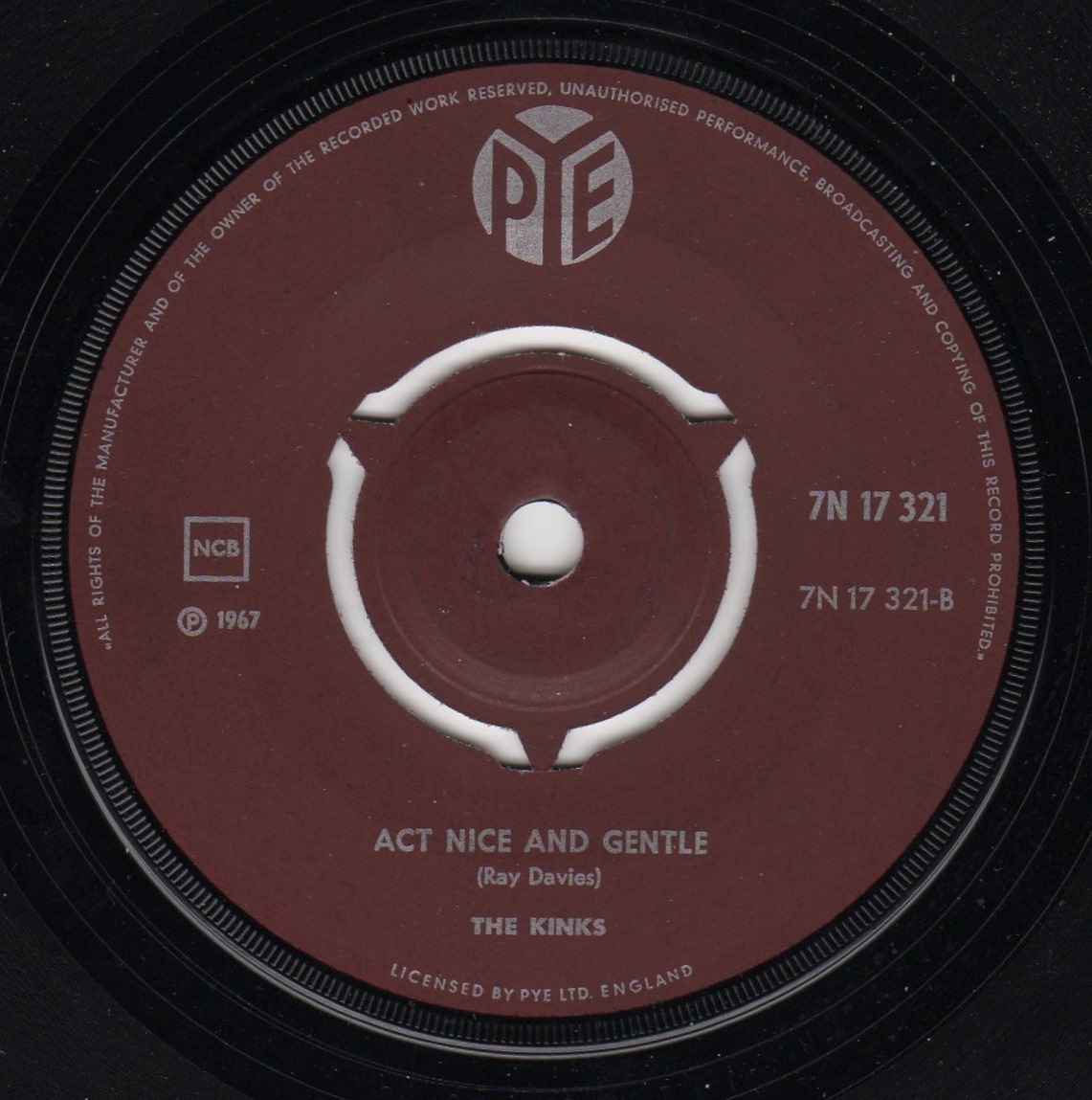 WOLFEES GRAMOPHONE: "WATERLOO SUNSET/ACT NICE AND GENTLE" THE KINKS PYE ...