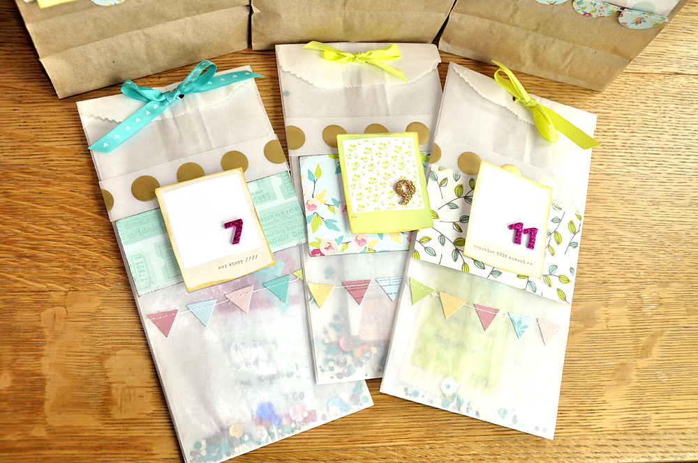 Blessed Scrapper: American Crafts: New Year's Eve Count Down Bags