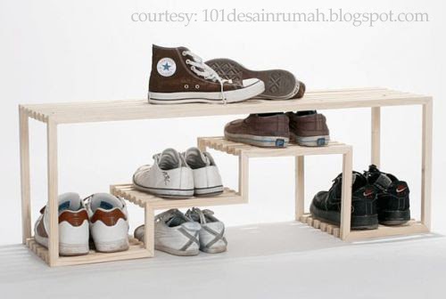 Desain Rumah Ideal: 15 Desain Rak Sepatu Unik dan Minimalis