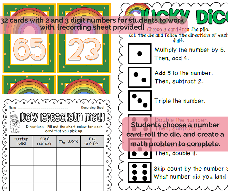 The Classroom Game Nook: Print and Play! {2 Free St. Patrick's Day Games}