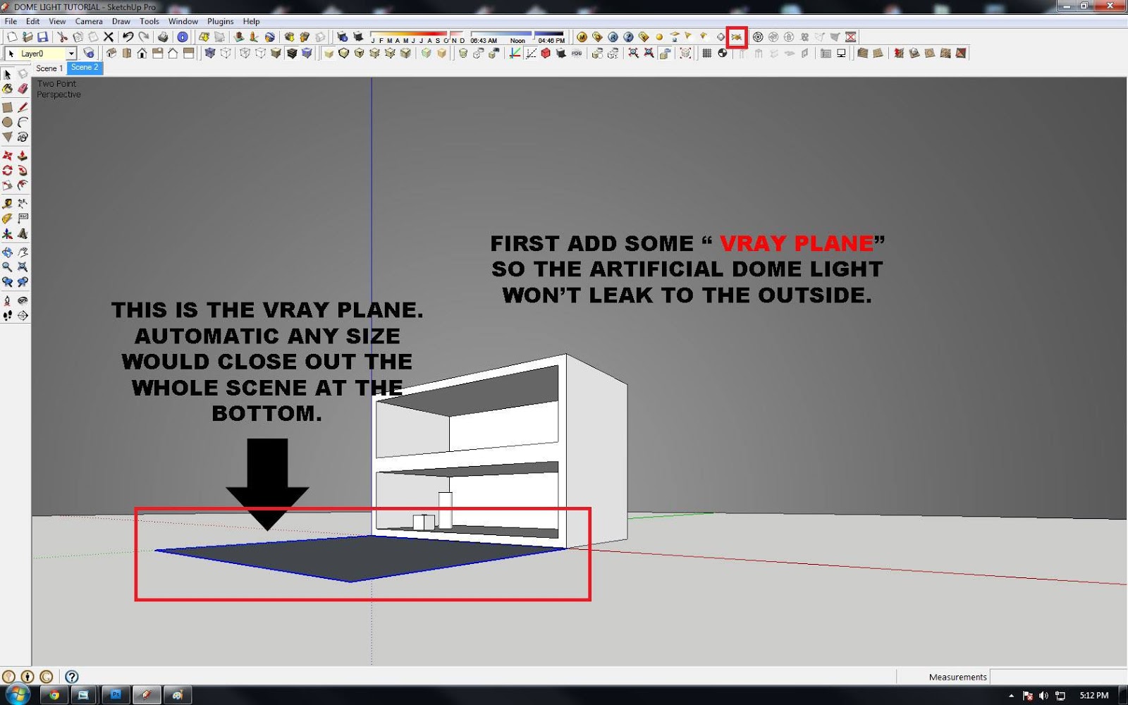 SKETCHUP TEXTURE: TUTORIAL ARTIFICIAL DOME LIGHT IN VRAY 1.49