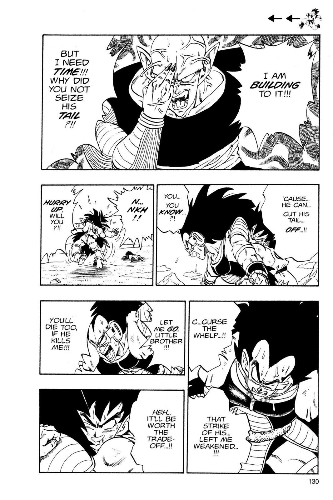 Raditz cutting his tail off | DBZeta - DBZ Forum