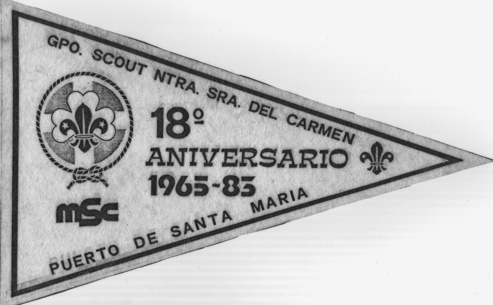 Mis vivencias scouts: Banderines realizados con motivo del 18 ...