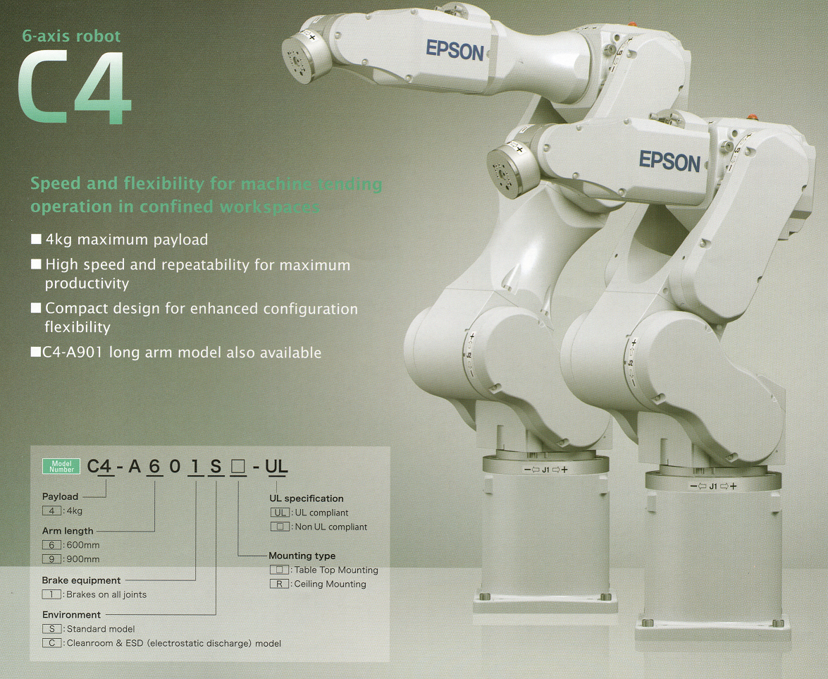 C4 Series EPSON Robots | Robotics University
