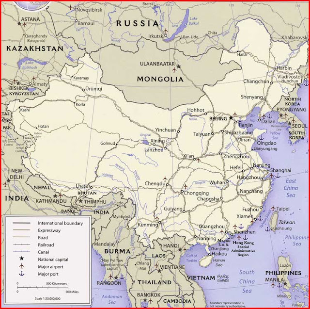 Info Penting Peta Wilayah Negara Cina, Terkini!