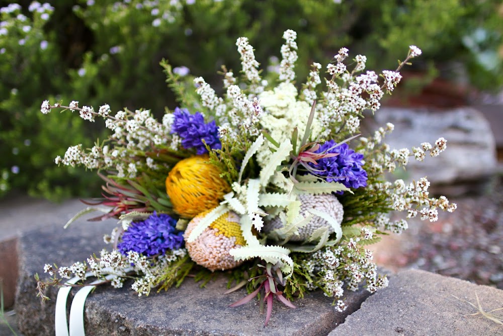 Lucy and The Runaways: Wedding Bouquet Practice with Australian Native ...