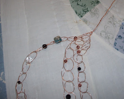 Ravings of a Mad Crafter: Crochet Wire Necklace Tutorial II