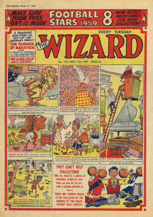 Football Cartophilic Info Exchange: D.C. Thomson / The Wizard - THO-285 ...