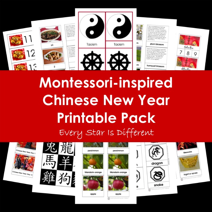 Every Star Is Different: Montessori-inspired Chinese New Year Printable ...