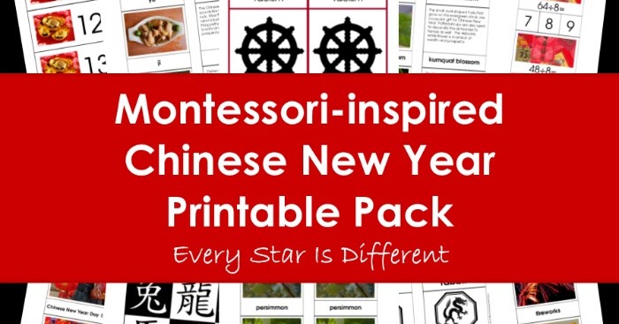 Every Star Is Different: Montessori-inspired Chinese New Year Printable ...