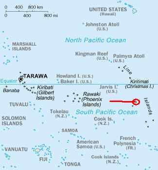 Science matters: Line Islands, Pacific