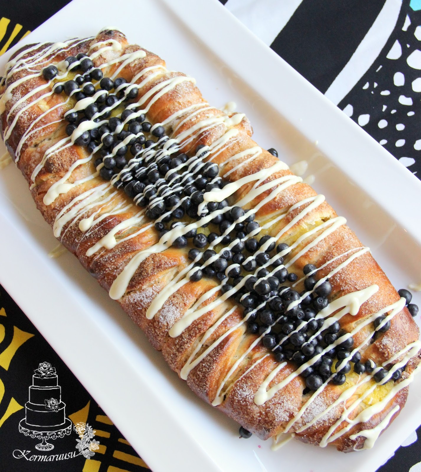 Kermaruusu: Mustikkaisia pullia