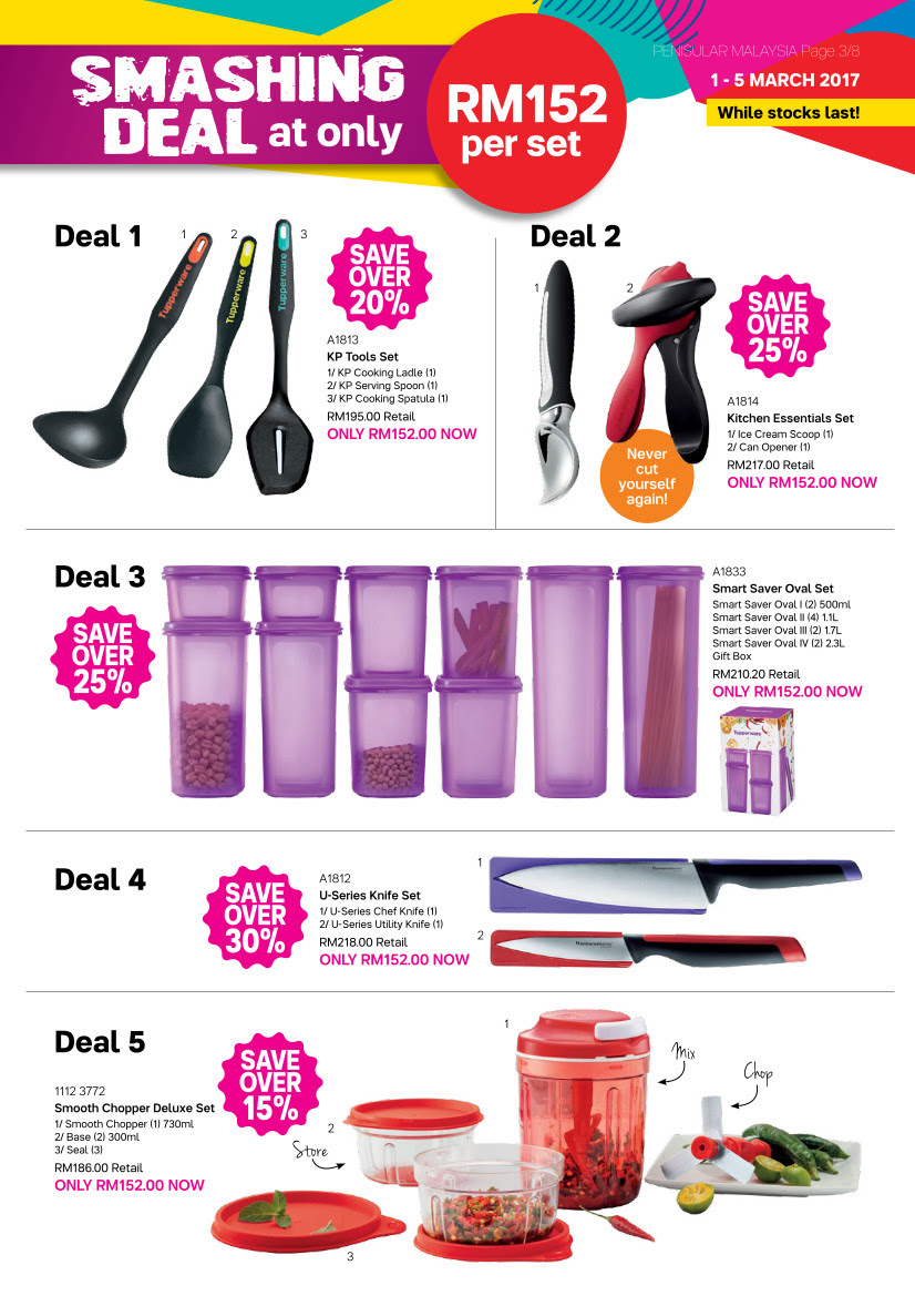 Tupperware 促销商品完整价格列表！看看想买的Tupperware现在多少钱！ - Leesharing