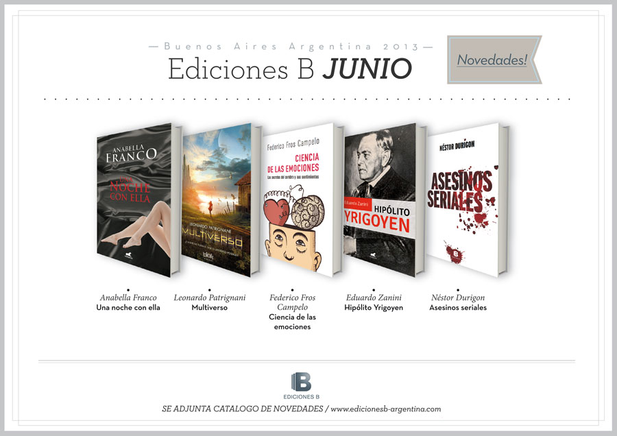 El Mirador Nocturno: Novedades editoriales de Ediciones B