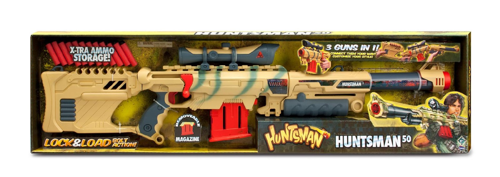 UK Nerf: Lanard Huntsman 50 - the big hitter out of nowhere!