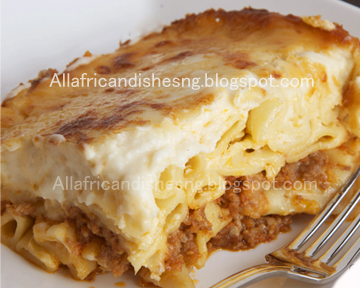 ALL AFRICAN DISHES: Egyptian Macaroni Bechamel