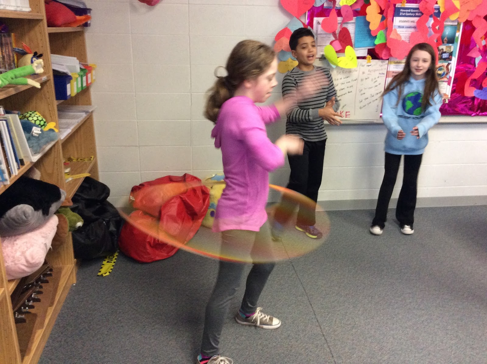 Ms. Wenzel's Blog-Room 214!: Hula Hoop Contest in TEAM