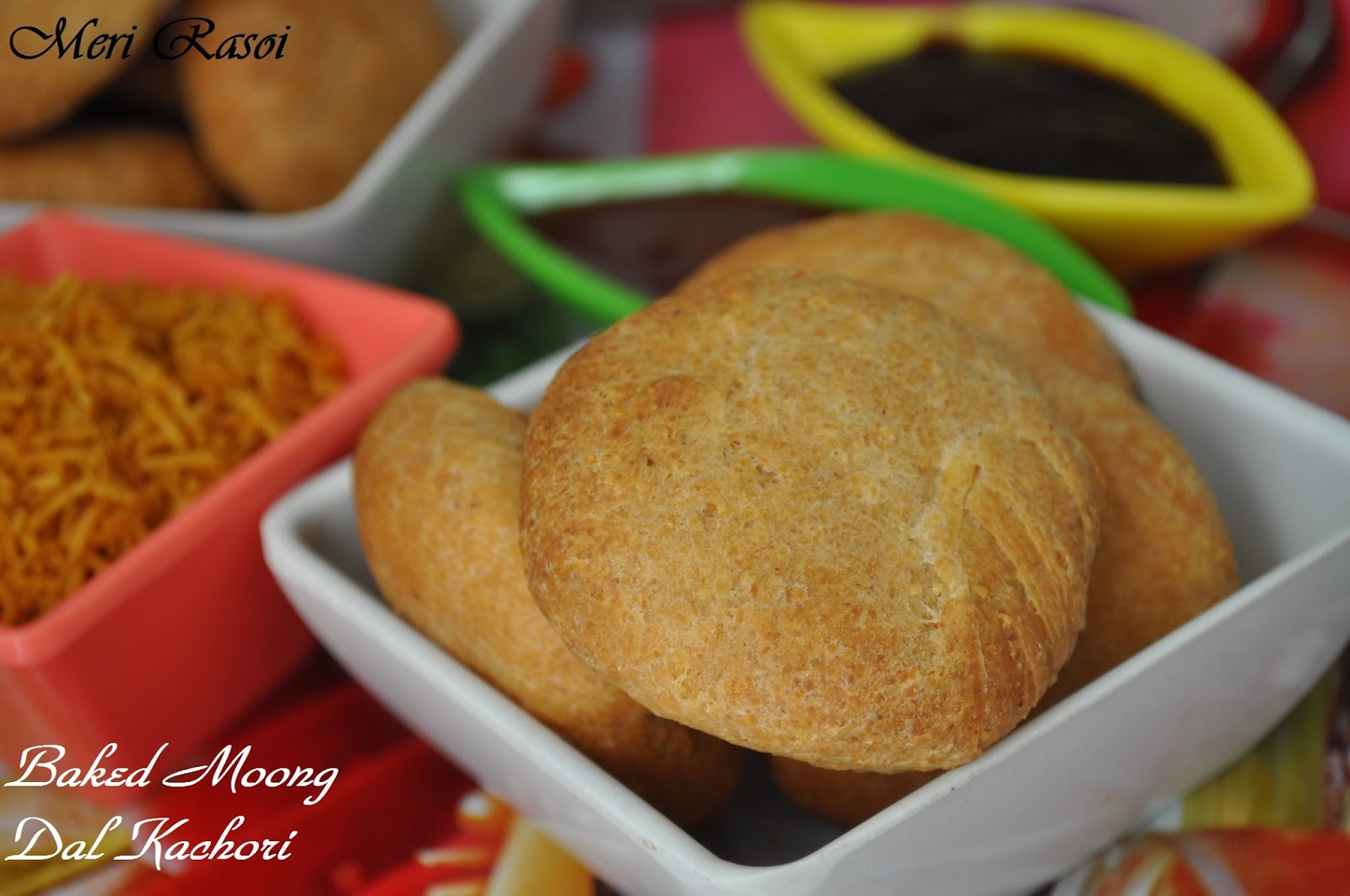 Meri Rasoi - By Saumya Mishra: Baked Moong Daal Kachori / Baked Mung ...
