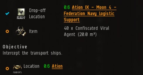 EVE Online Mission: Intercept The Saboteurs L2 Amarr