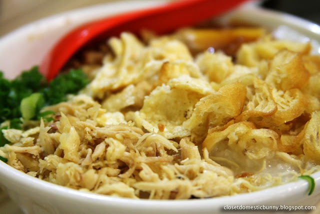 cooking. eating. carousing.: bubur ayam agus, breakfast food for dinner