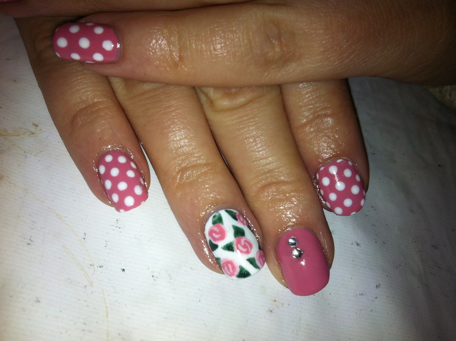 Brush up and Polish up!: CND Shellac Nail Art - Cath Kidston Cuteness