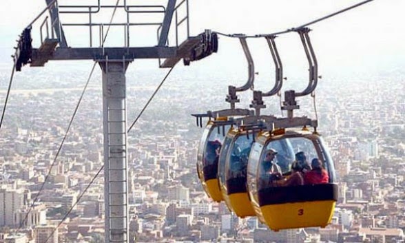 CONOCIENDO COCHABAMBA: EL TELEFERICO